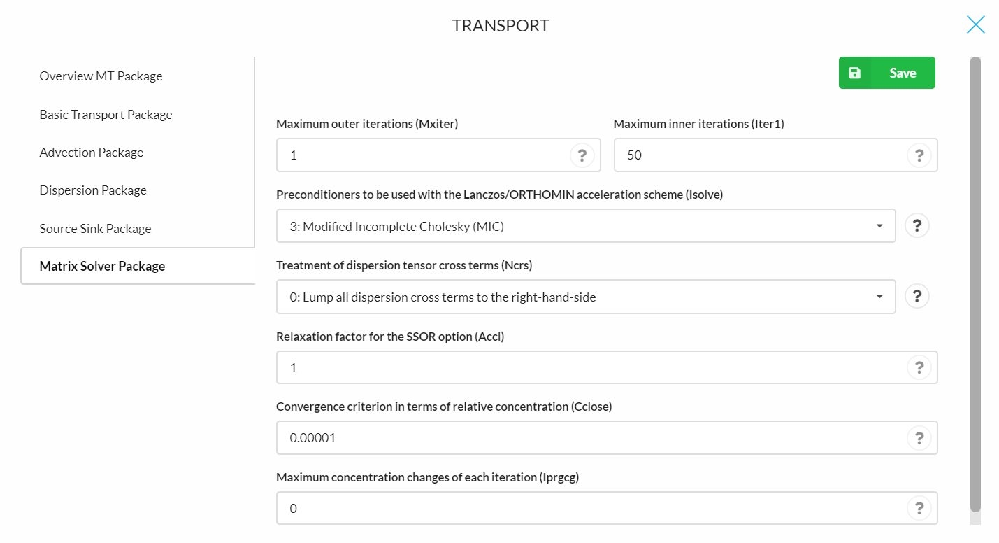 MODFLOW-based numerical tools – INOWAS